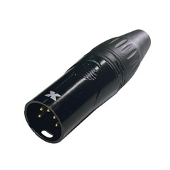 ProX XC-DMX5PTR DMX Male 5-pin Terminator Locking Plug Connector