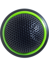 Shure MX395B/C-LED Black Low Profile Boundary Mic Cardioid remoteable ...