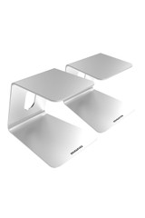 Mono Studio Monitor Stands, Silver