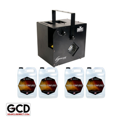 Chauvet DJ Hurricane Haze 2D Haze Machine & 4 Gallons of Fluid Package