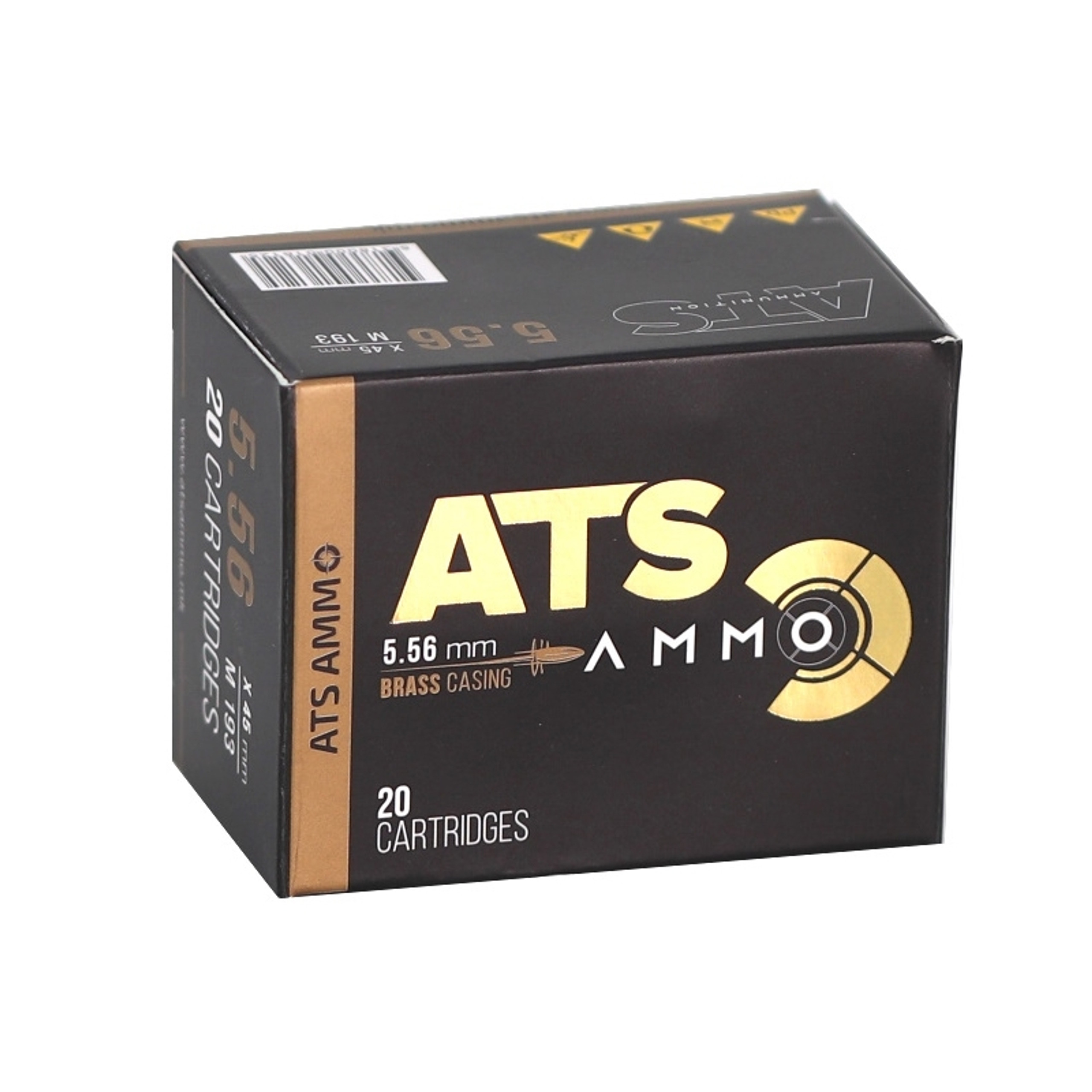 ATS 5.56x45mm NATO M193 55gr FMJ Ammo