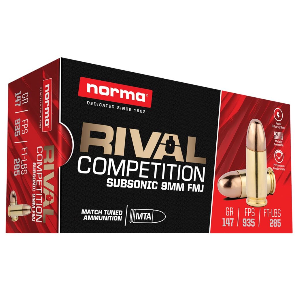 Norma Unveils New 9mm Ammunition: The Rival Competition Series - Black ...