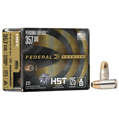 Federal .357 Magnum Personal Defense 154gr HST JHP Ammo