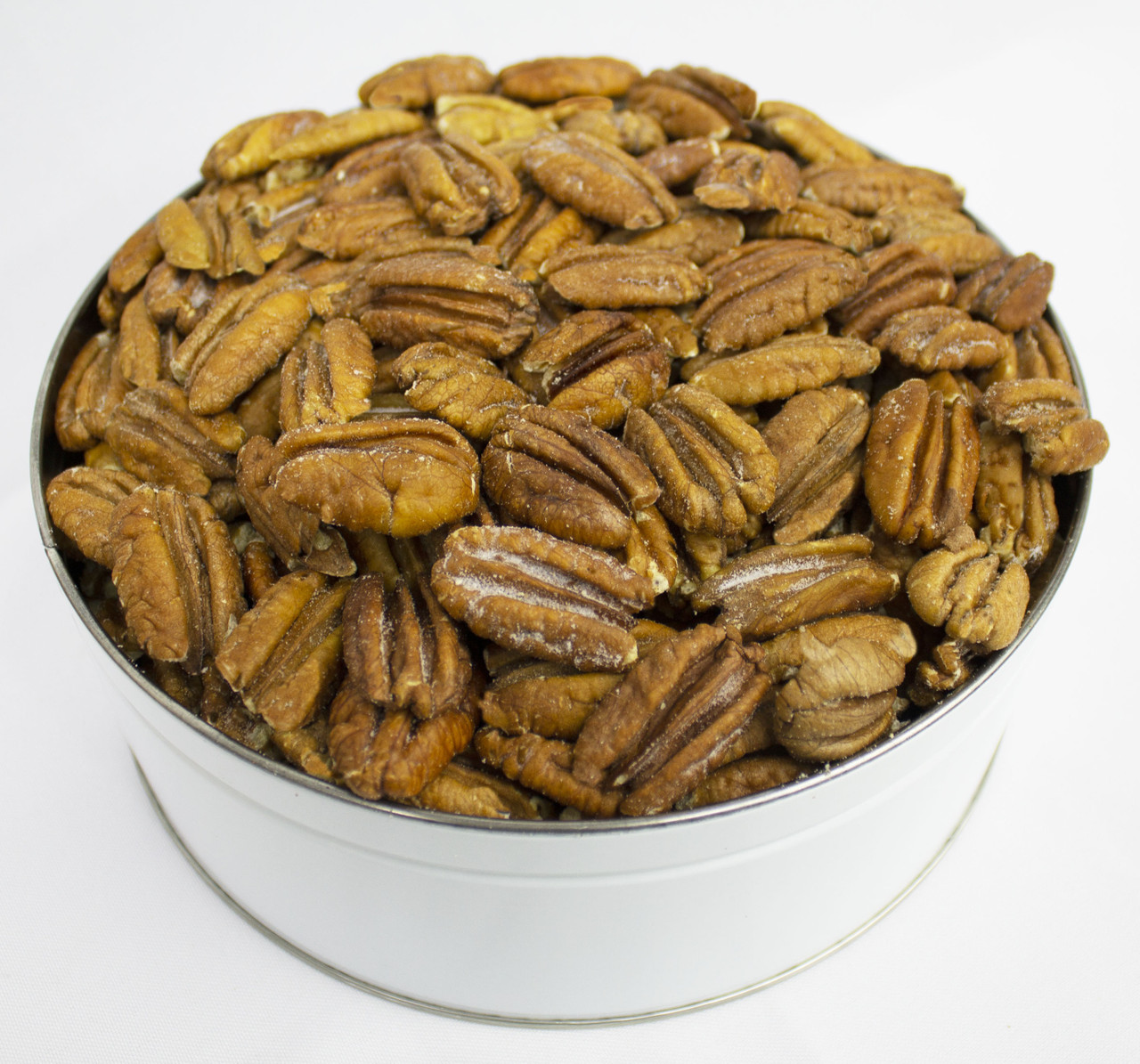 ITEM #6 36 OZ ROASTED SALTED PECANS TIN - pecangifts.com