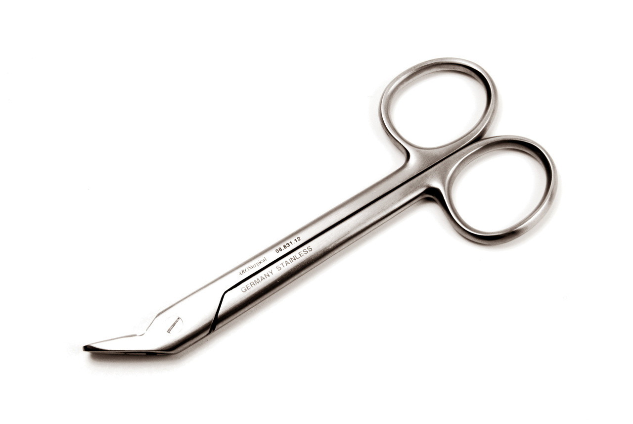 Universal Wire Scissors, 4.75” (12cm), Toothed CVD Tips | AROSurgical ...
