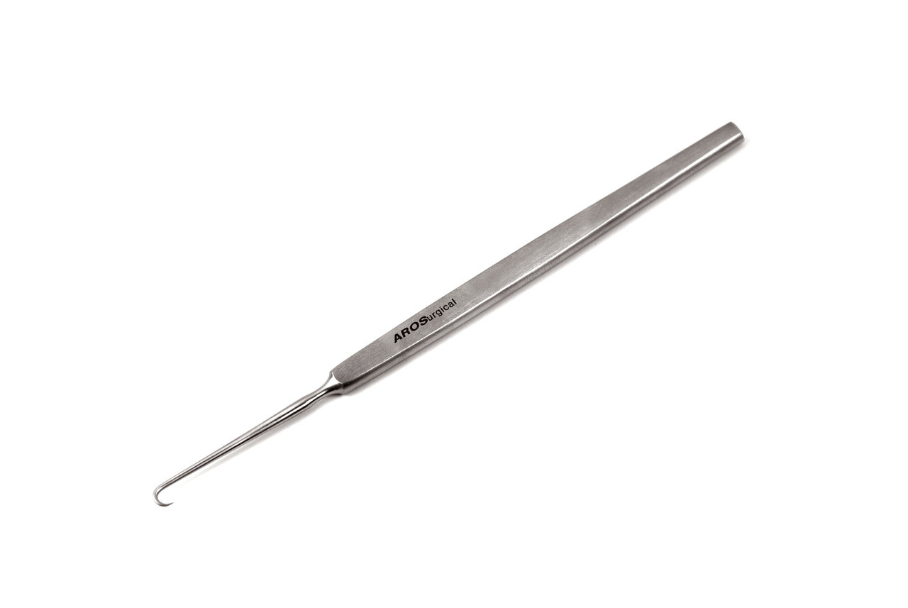 Frazier Dura Hook, 5” (13cm), Sharp CVD Hook | AROSmicro™ 18.214.13