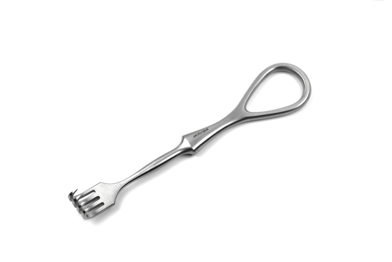 Volkmann Retractor, 4.5” (11cm), Sharp 4 Prong, 0.5mm Separation | 18. ...