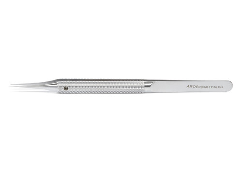 Micro Tying Forceps, 6” (15cm), 8mm d, STR 0.3mm Tips | 11.118.15.3