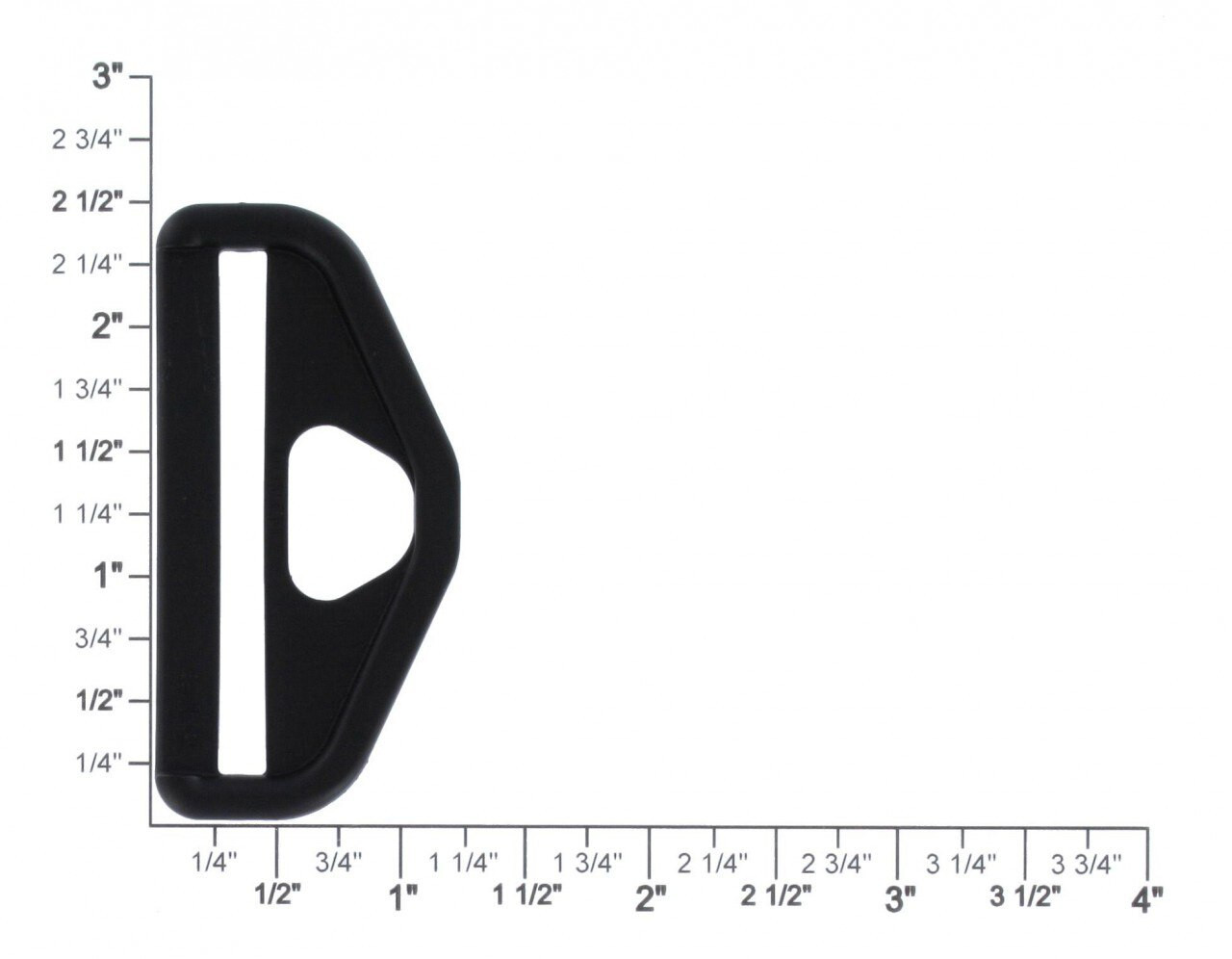 4407 2" Plastic Snap Hook Loop - Buckleguy.com