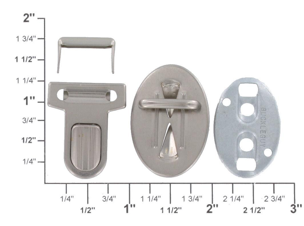 Brass Tuck Lock, Lock Closures, Briefcase Locks, Buckle Guy