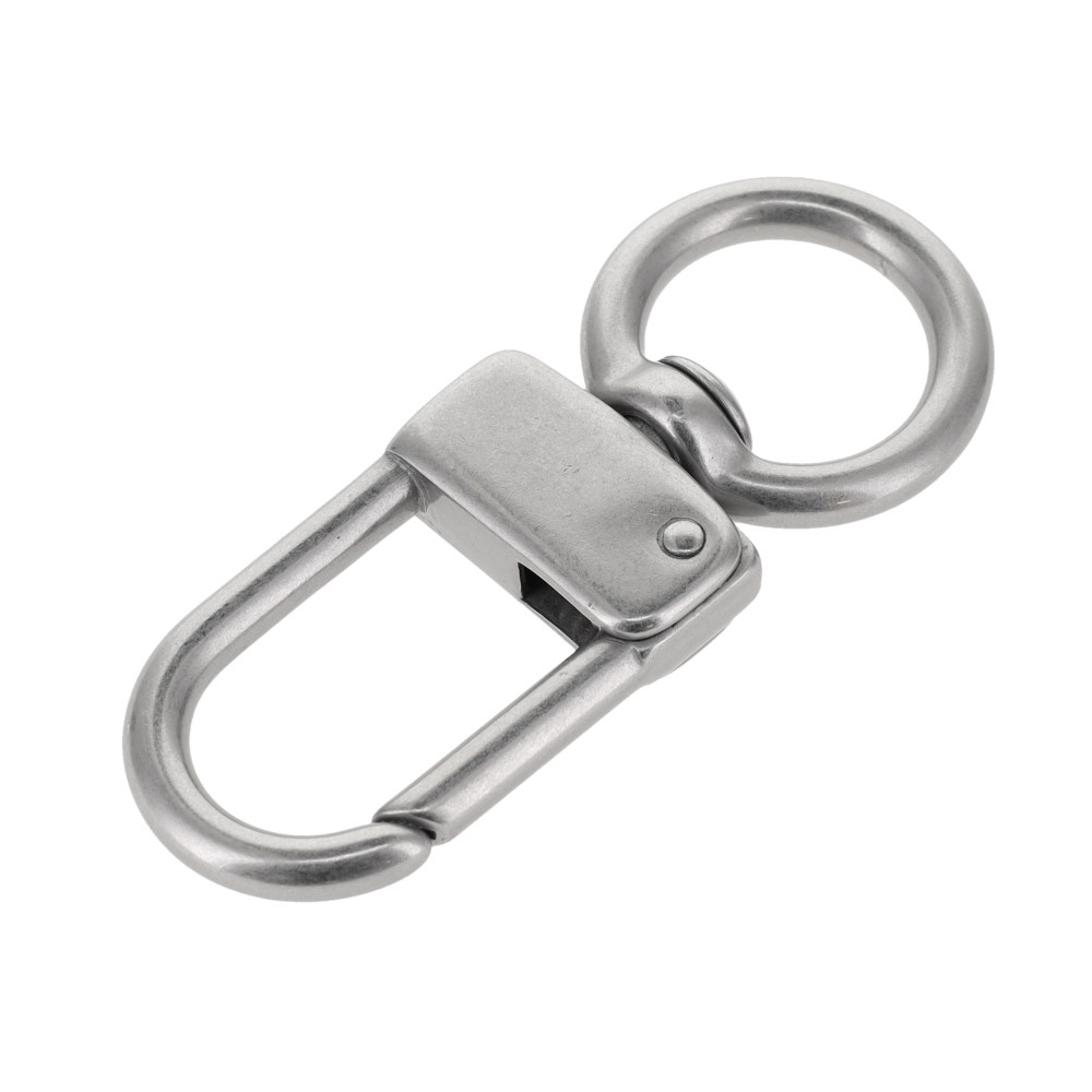 531 3/4" Nickel Matte, Swivel Lever Snap, Solid Brass-LL - Buckleguy.com