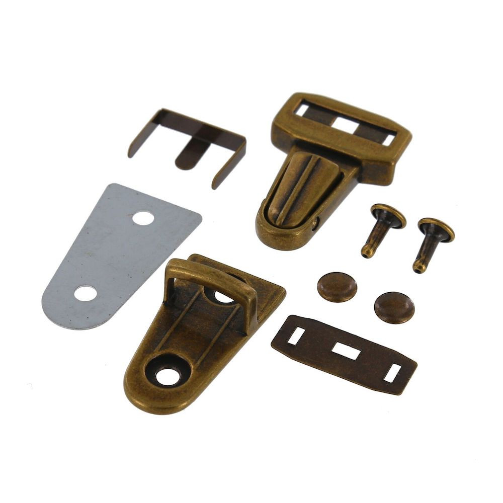 Zinc Tuck Lock, Lock Closures, Briefcase Locks, Buckle Guy