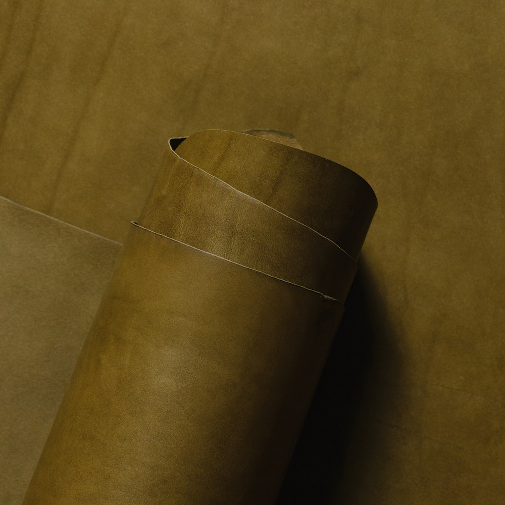 Wickett & Craig English Bridle Leather Panels, Olive - Buckleguy.com