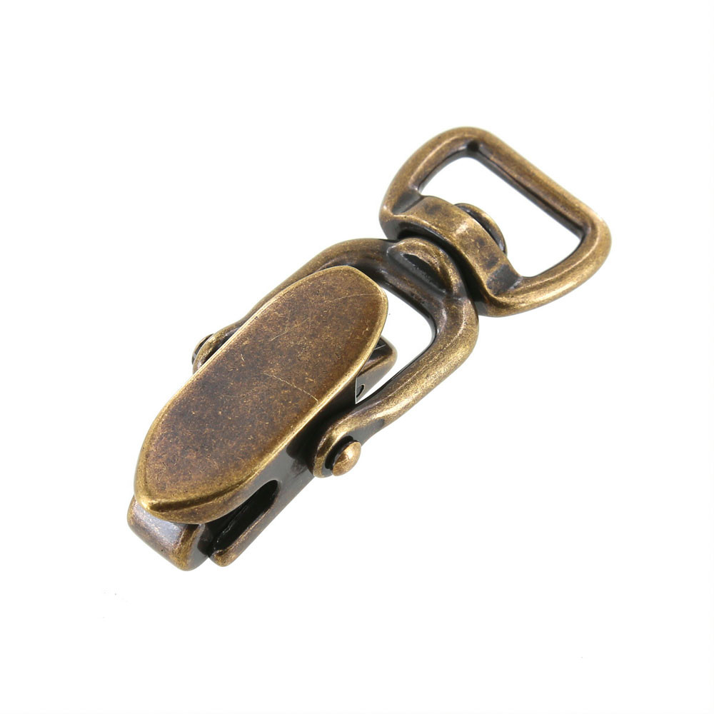 B9570 3/4" Antique Brass, Swivel Snap w/ Locking Jaw, Solid Brass-LL ...