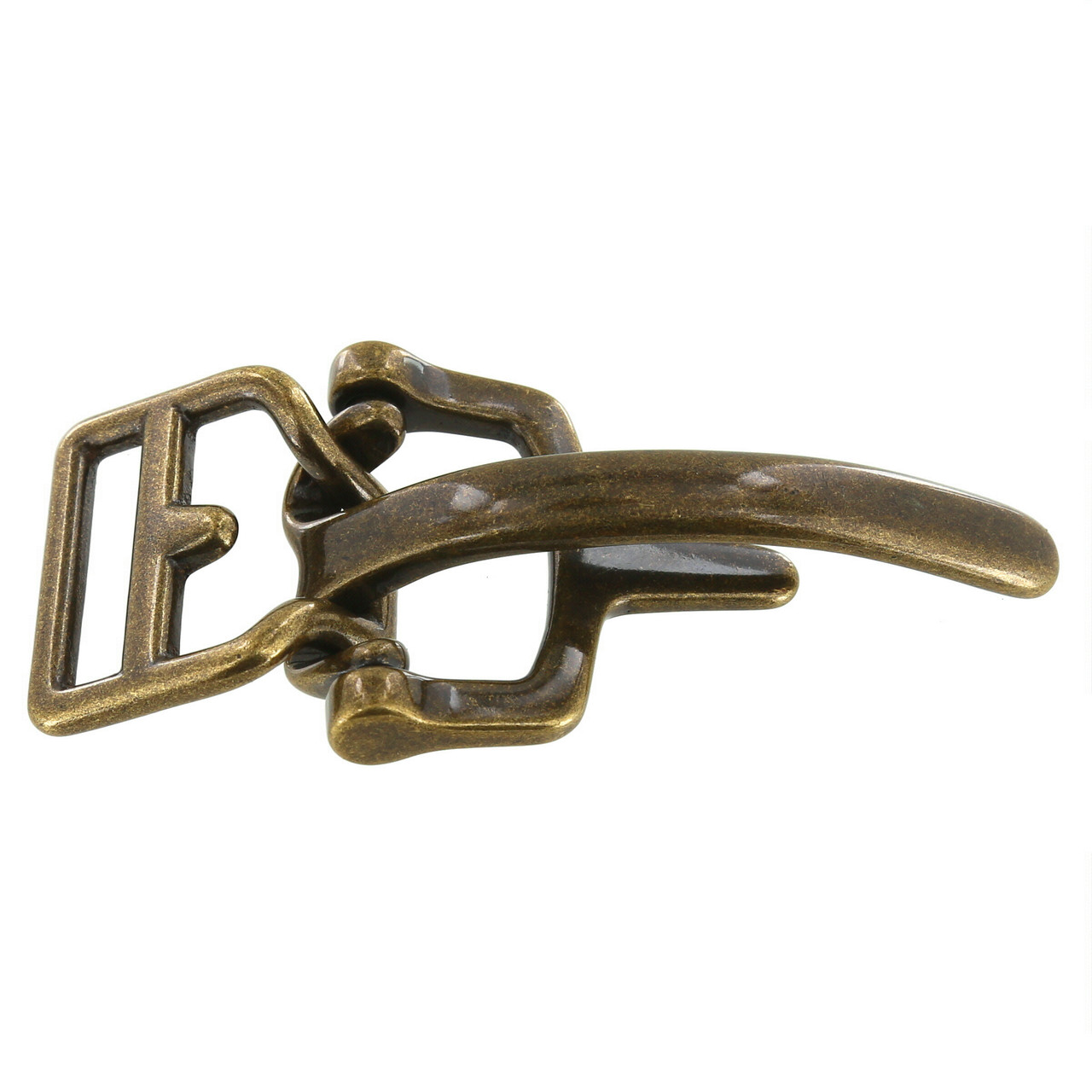 B9571 1 1/4" Antique Brass, Collar Fastener, Solid Brass-LL - Buckleguy.com