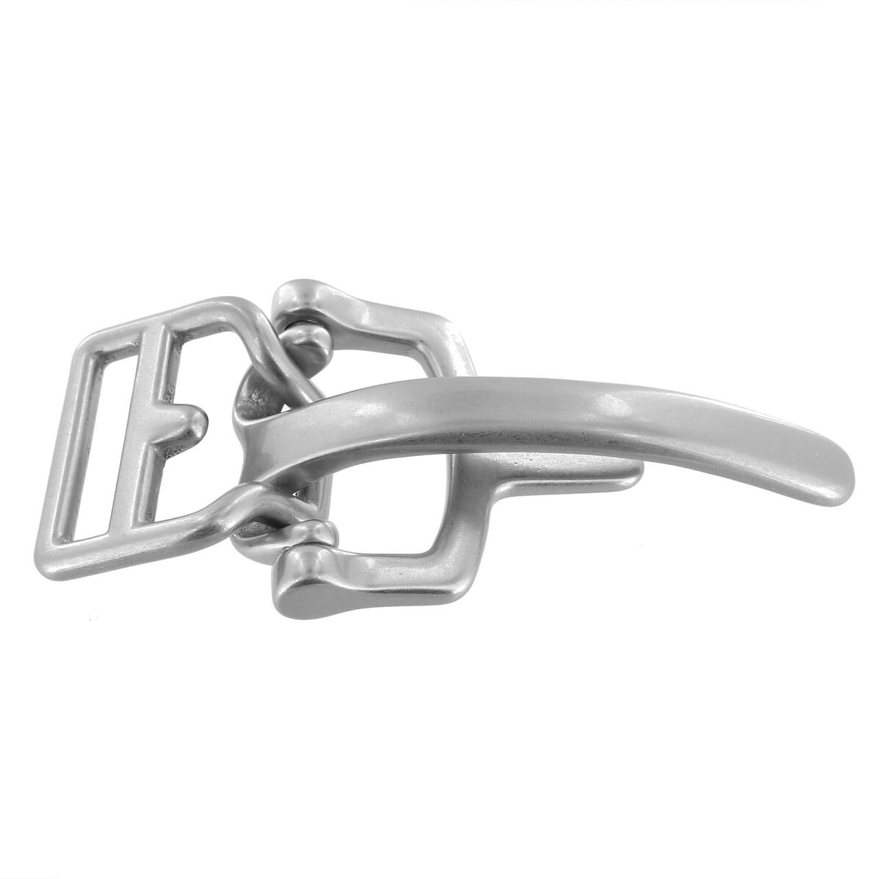 B9571 1 1/4" Nickel Matte, Collar Fastener, Solid Brass-LL - Buckleguy.com