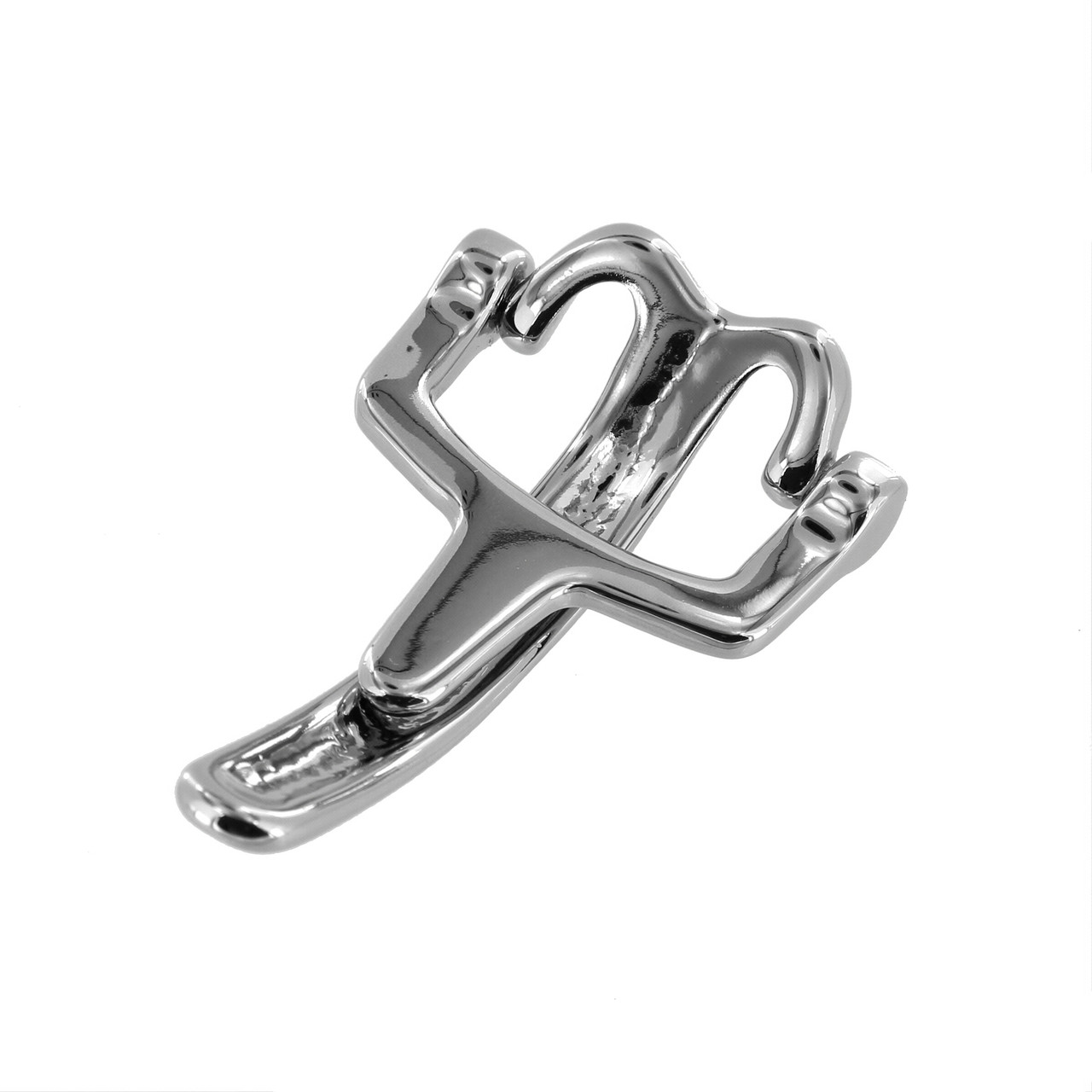 B9571 1 1/4" Nickel Plate, Collar Fastener, Solid Brass-LL - Buckleguy.com