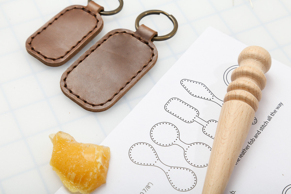 DIY Key Fob Leather Kit - Buckleguy.com