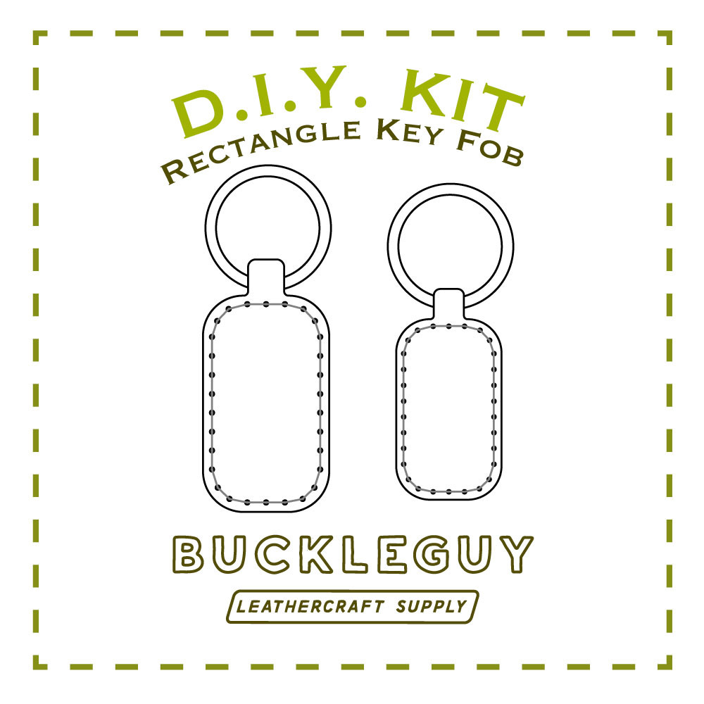 Key Fob Collection Leather Pattern, PDF Template - Buckleguy.com