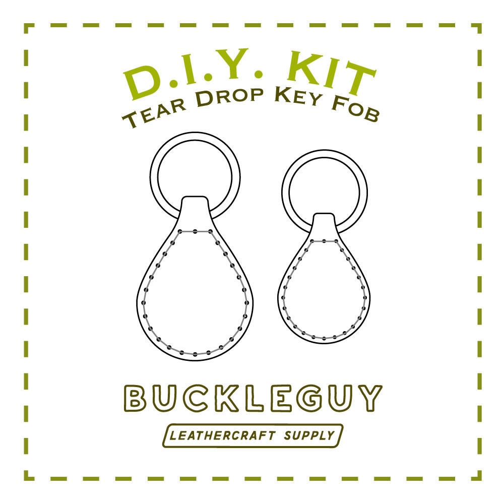 Key Fob Collection Leather Pattern, PDF Template - Buckleguy.com
