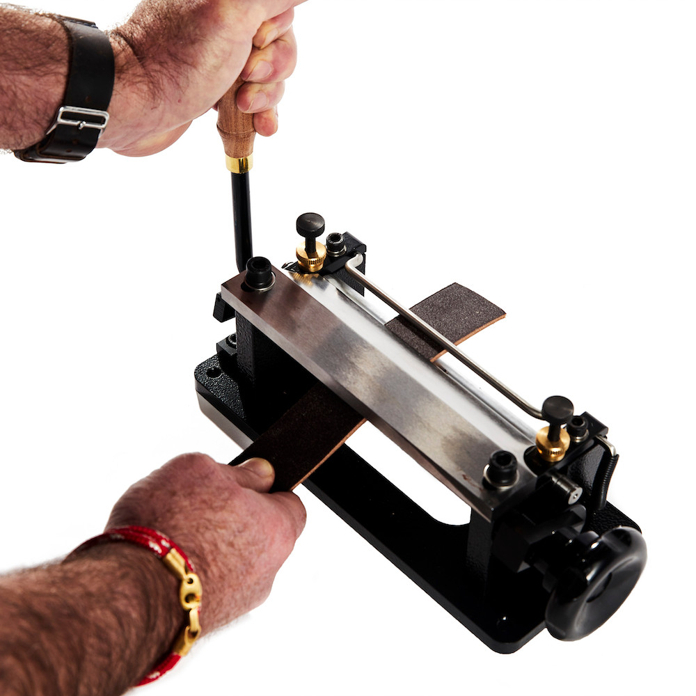 BG Manual Leather Splitter & Skiving Machine - Buckleguy.com