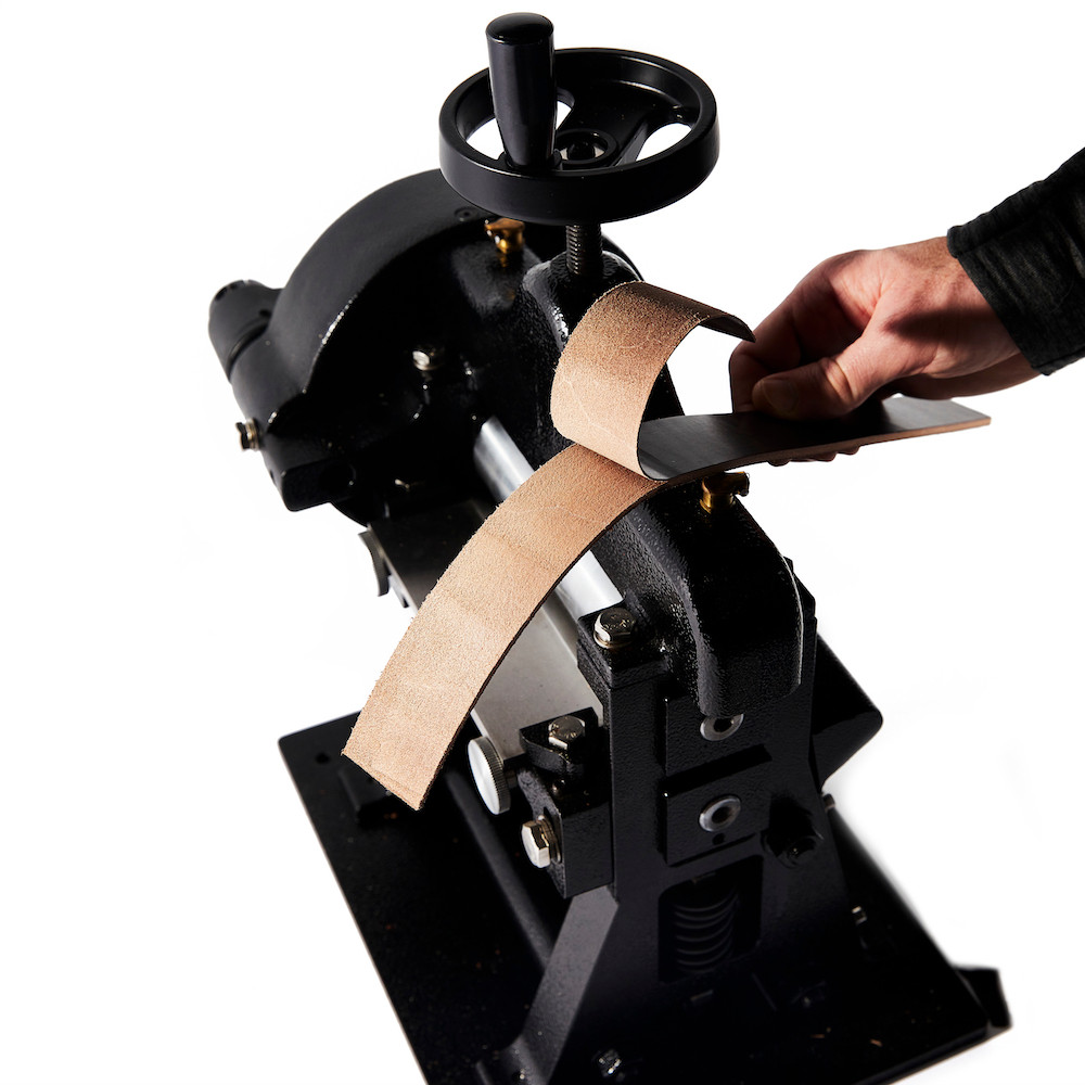 BG Hand Crank Leather Splitter & Skiving Machine - Buckleguy.com