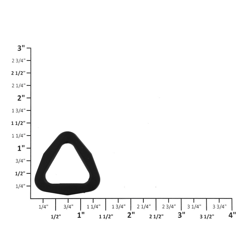 4992 3/4" Plastic Triangle Loop - Buckleguy.com