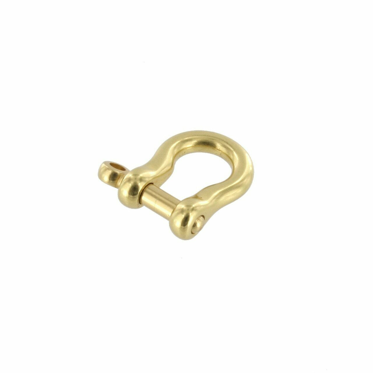 B7485 Natural Brass, Shackle w/ Screw Pin, Solid Brass-LL, Multiple ...