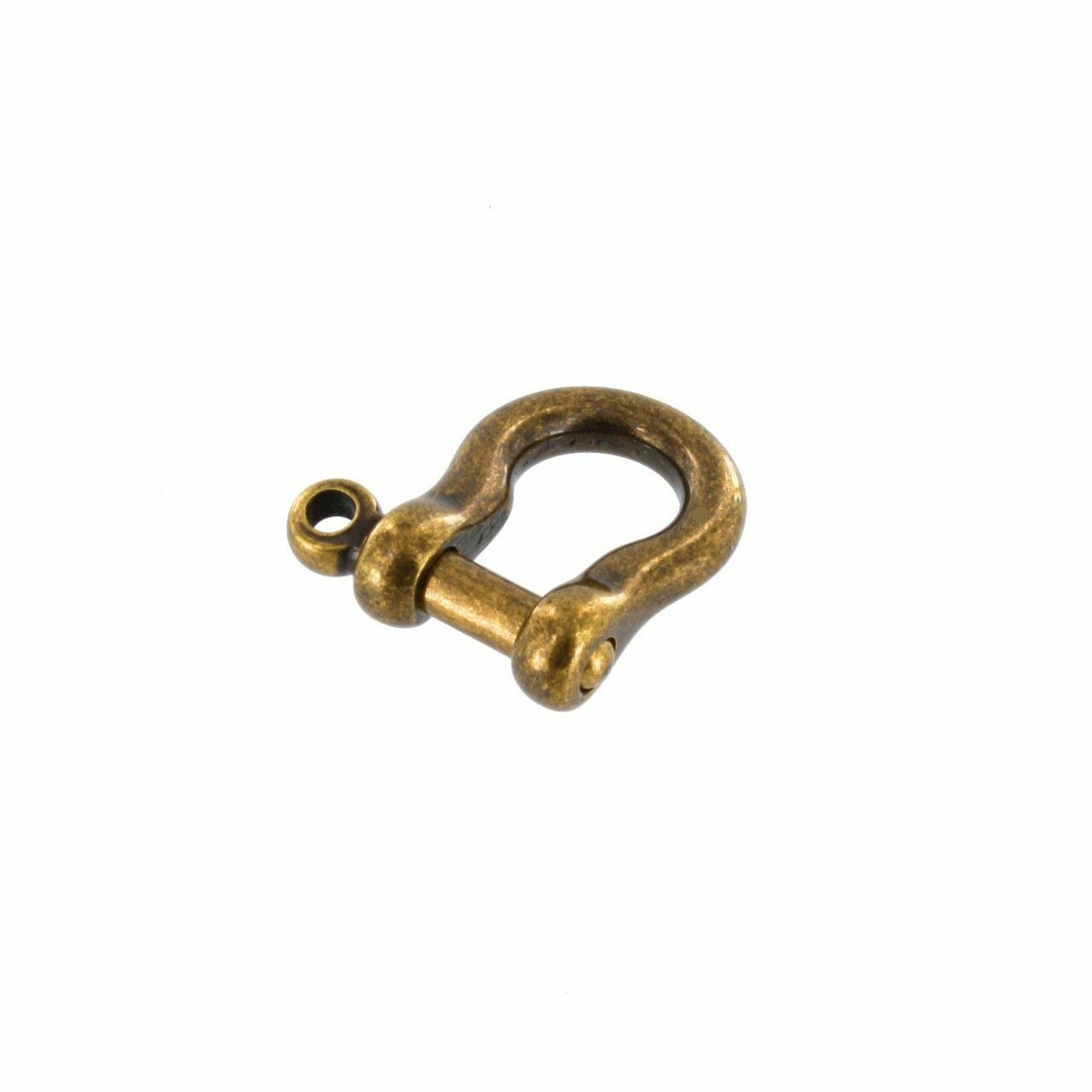B7485 Antique Brass, Shackle w/ Screw Pin, Solid Brass-LL, Multiple ...