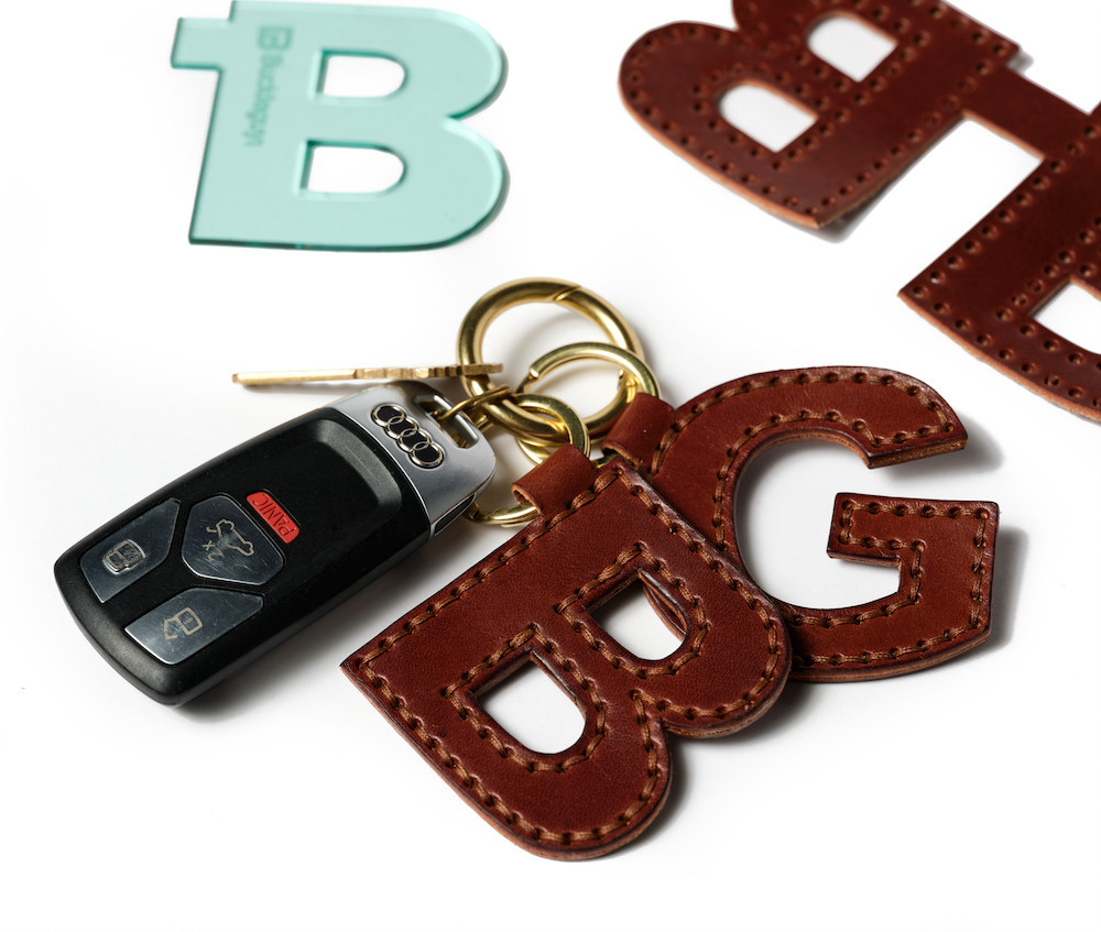 Alphabet Keychain Leather Pattern, PDF Template - Buckleguy.com