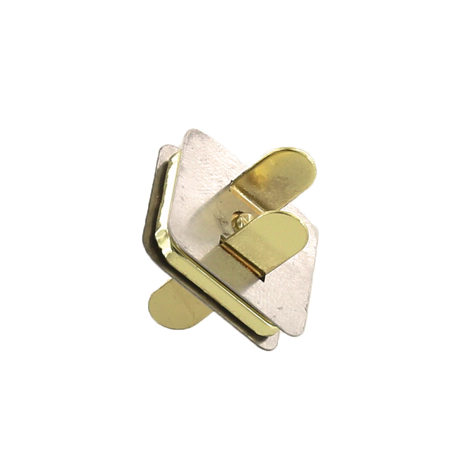 Square Thin Magnetic Snap, Natural Brass - Buckleguy.com