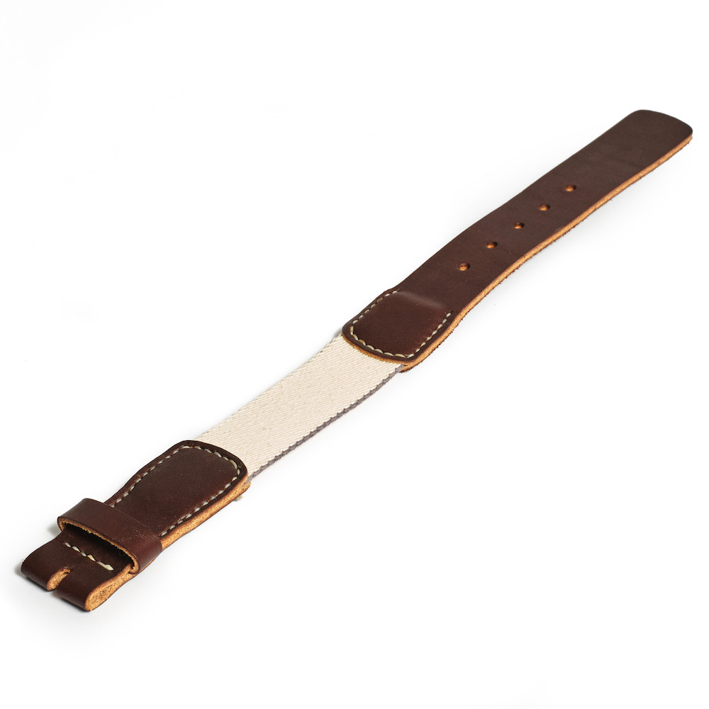 Wickett & Craig English Bridle Leather Belt Tab, Tan, 1-1/4", Multiple Shapes - Buckleguy.com