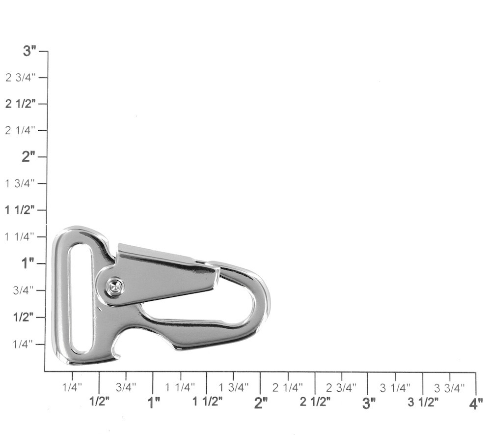 B8777 1" Nickel Plate, Sling Lever Snap w/ Bottle Opener, Solid Iron ...