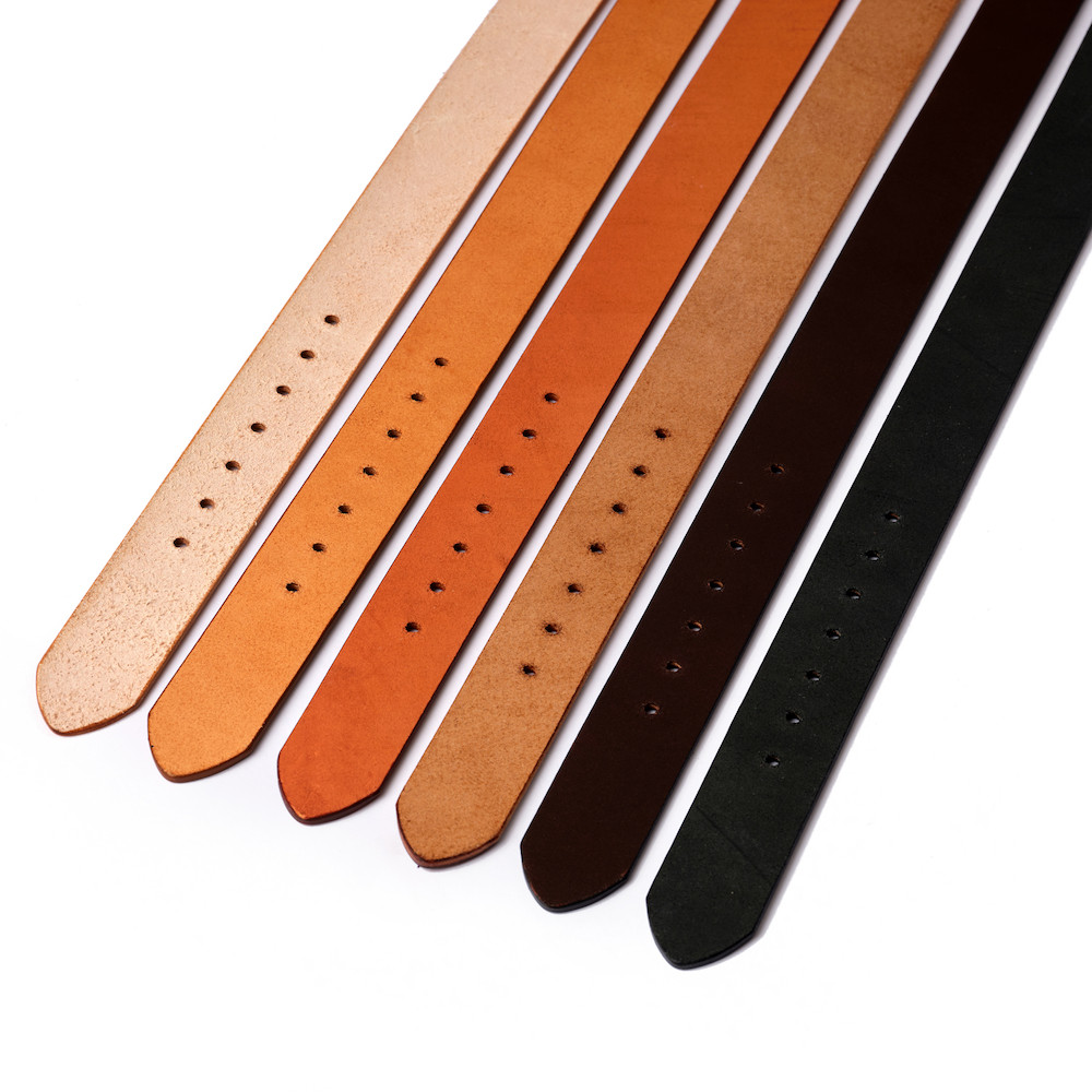 Wickett & Craig Finished Leather Belt, English Bridle, Black ...