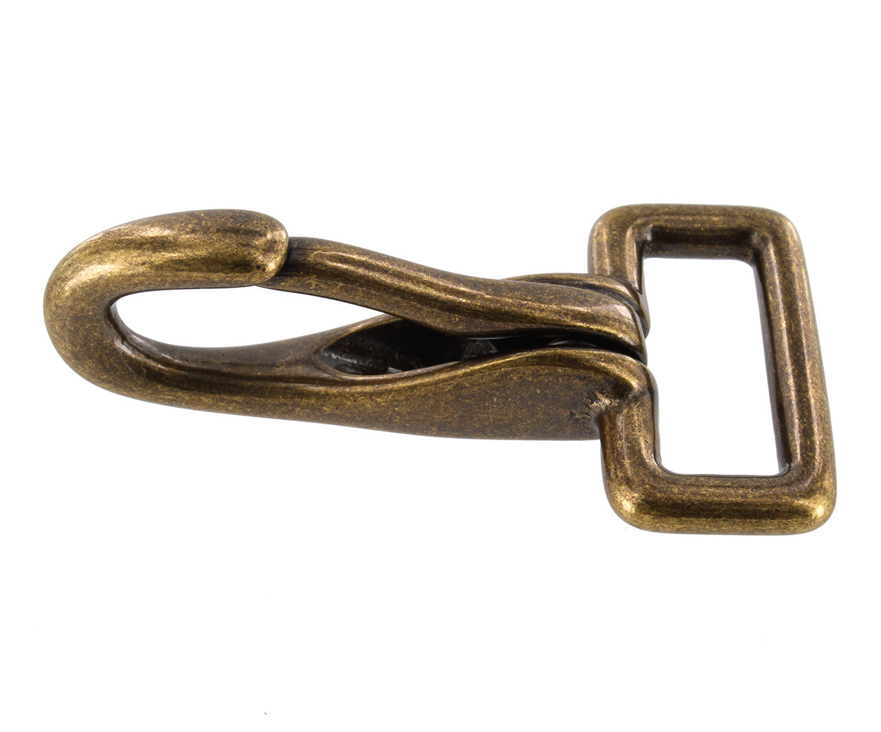 4250 Antique Brass, Halter Snap, Solid Brass-LL, Multiple Sizes ...