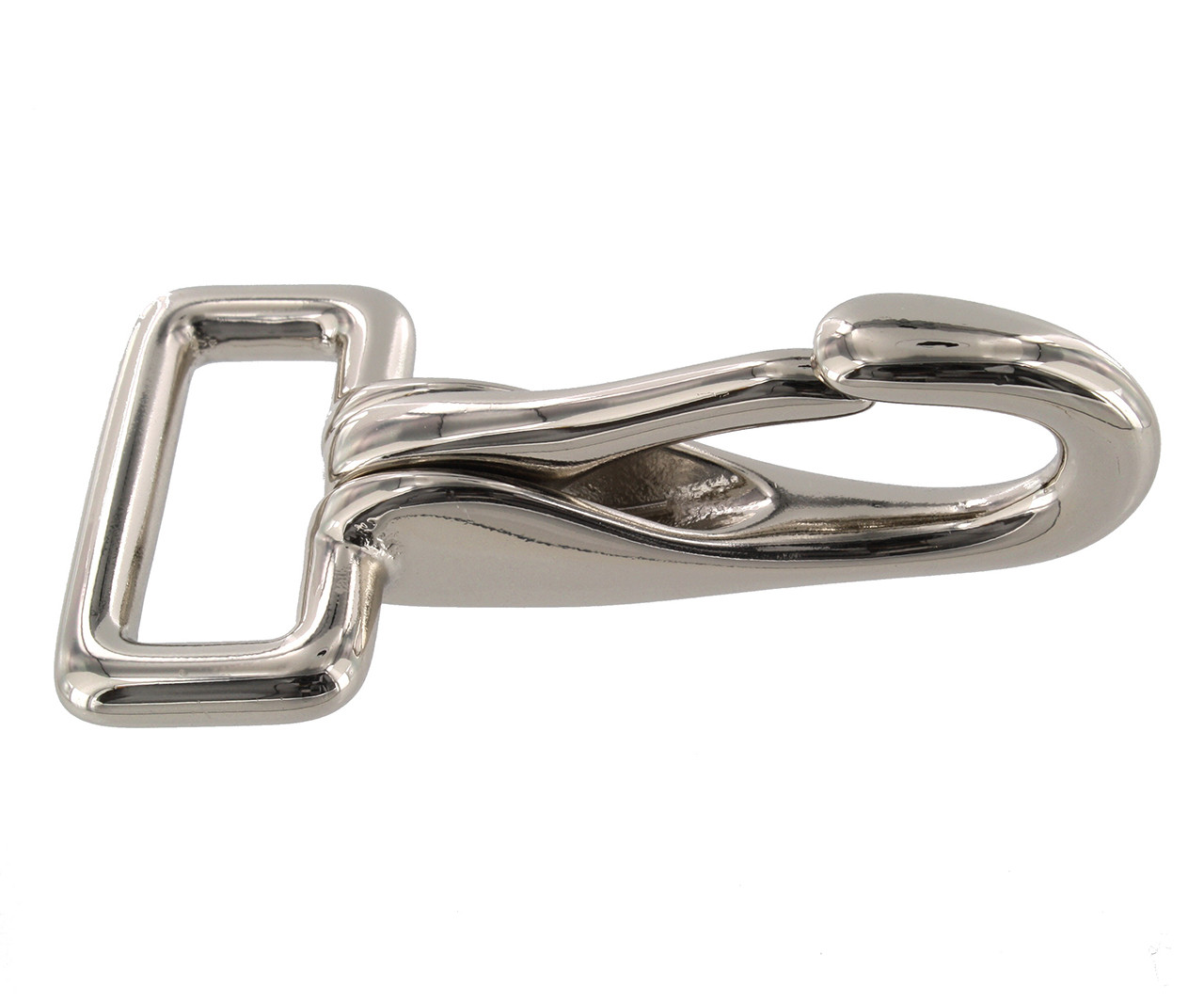 4250 Nickel Plate, Halter Snap, Solid Brass-LL, Multiple Sizes ...