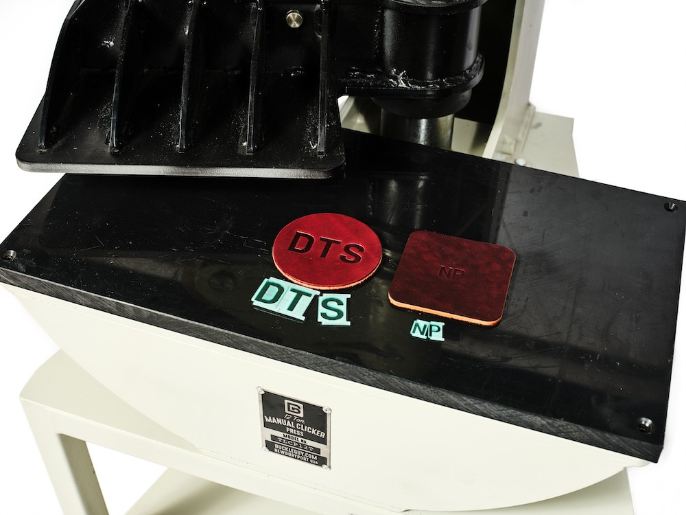 BG Manual Clicker Press w/ Swing Head, Gray, 12-Ton - Buckleguy.com