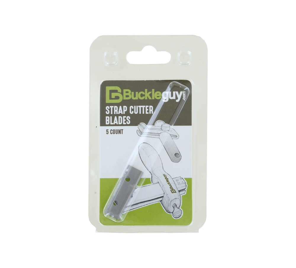 5 Additional Blades for BG Strap Cutter & Mini Strap Cutter - Buckleguy.com