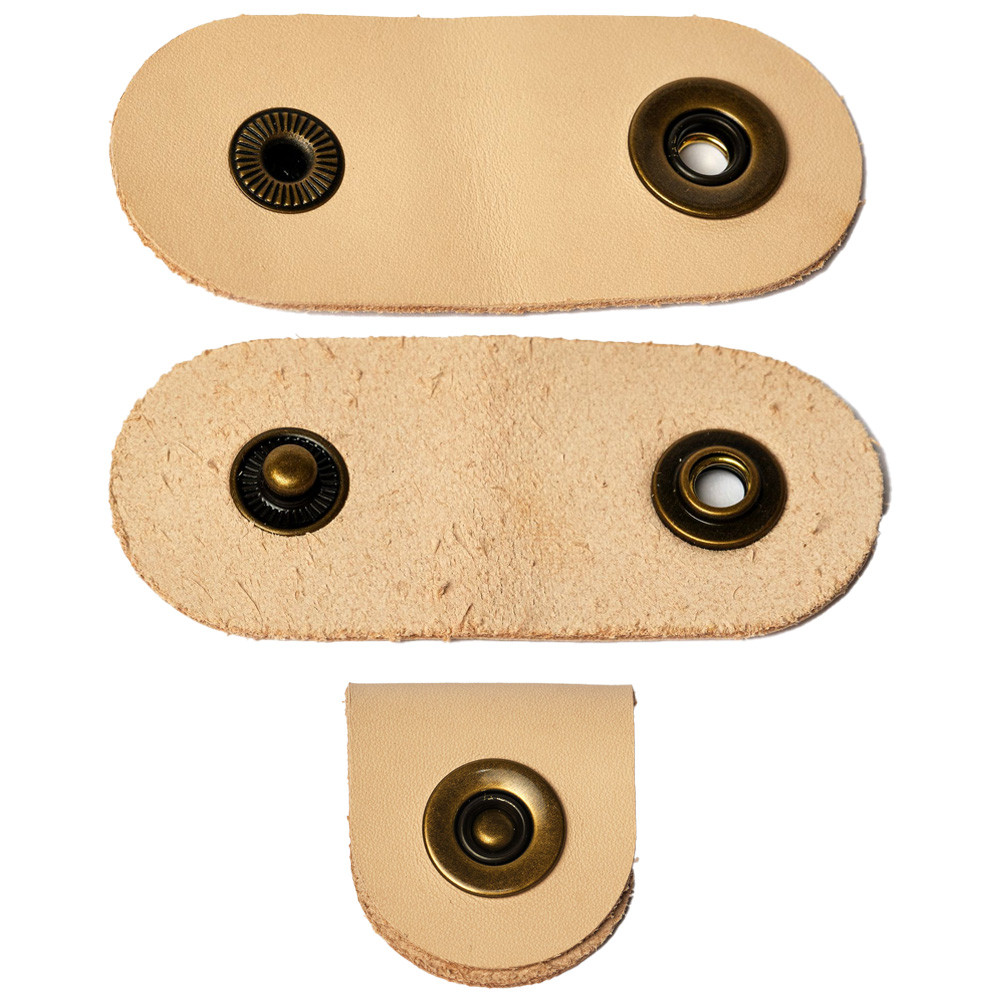 Open Hole Snap Fasteners, Antique Brass, Solid Brass (50 sets per bag ...