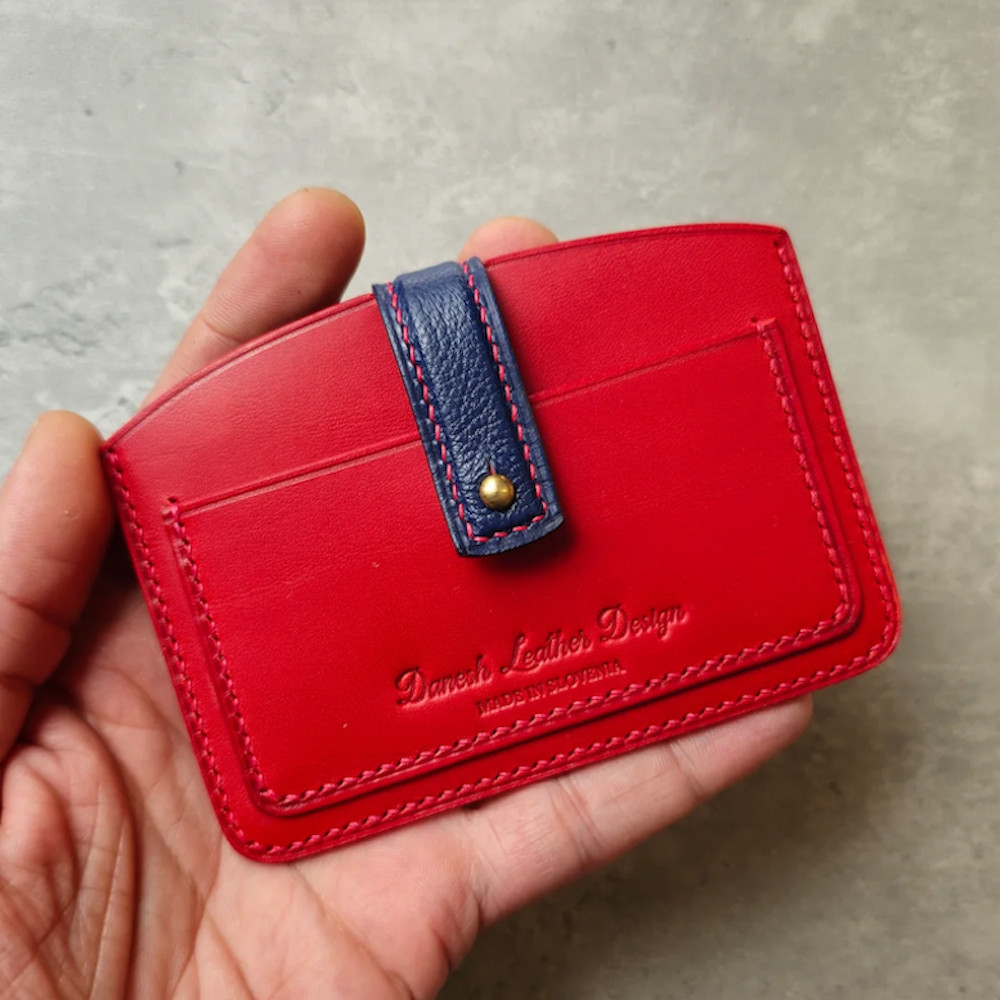 Danesh, Andrea, Card Wallet w/ Strap Leather Pattern, PDF Template ...