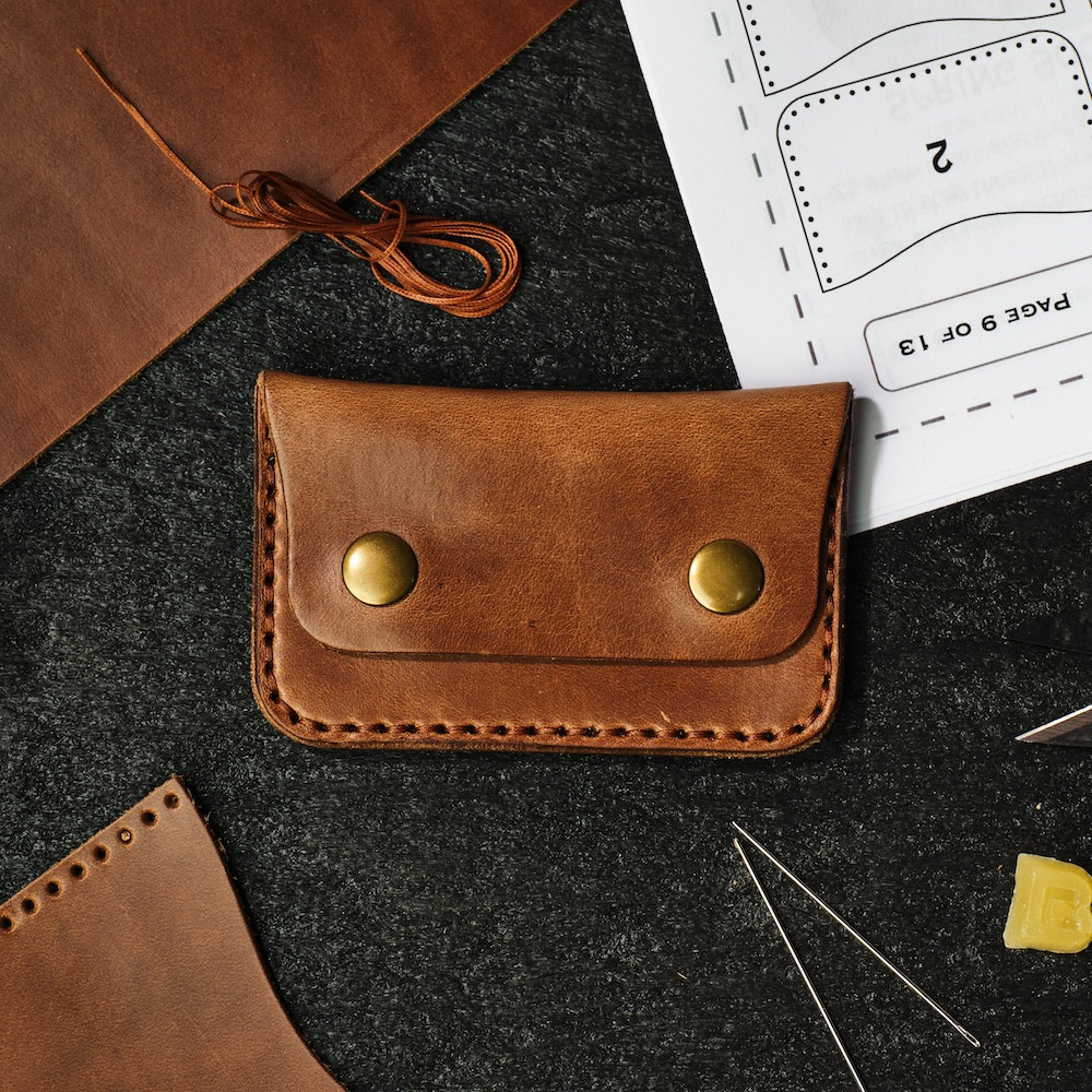 DIY Danesh, El Greco Flush, Double Snap Wallet Leather Kit - Buckleguy.com