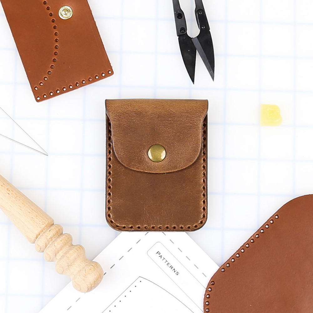 Danesh, El Greco Mini, Small Card Snap Wallet Leather Pattern, PDF ...