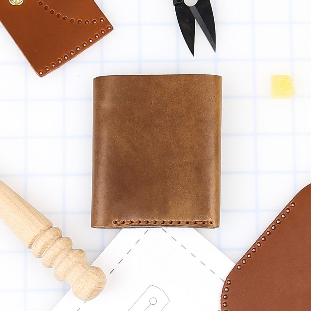 DIY Danesh, Samjung, Mini Trifold Wallet Leather Kit - Buckleguy.com