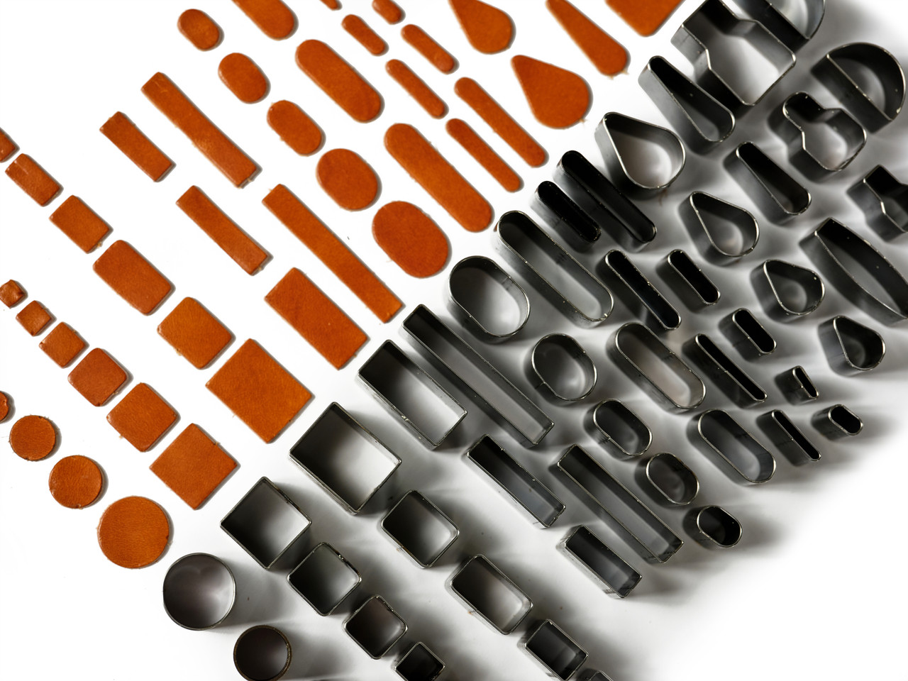 Steel Rule Clicker Die, Various Shapes (52 pc set) - Buckleguy.com