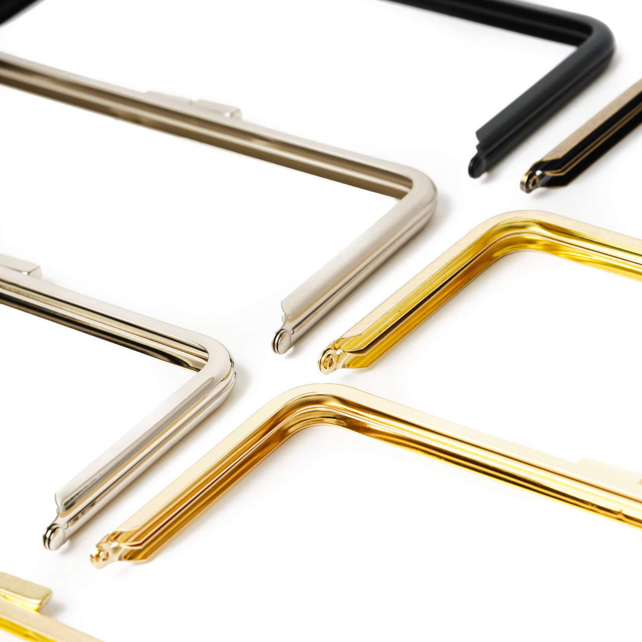 Metal Purse Frame, Square, Antique Brass - Buckleguy.com