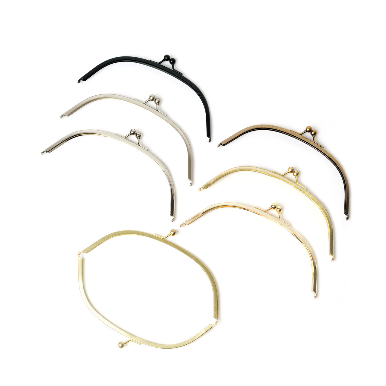 Metal Purse Frame, Round, Antique Brass - Buckleguy.com