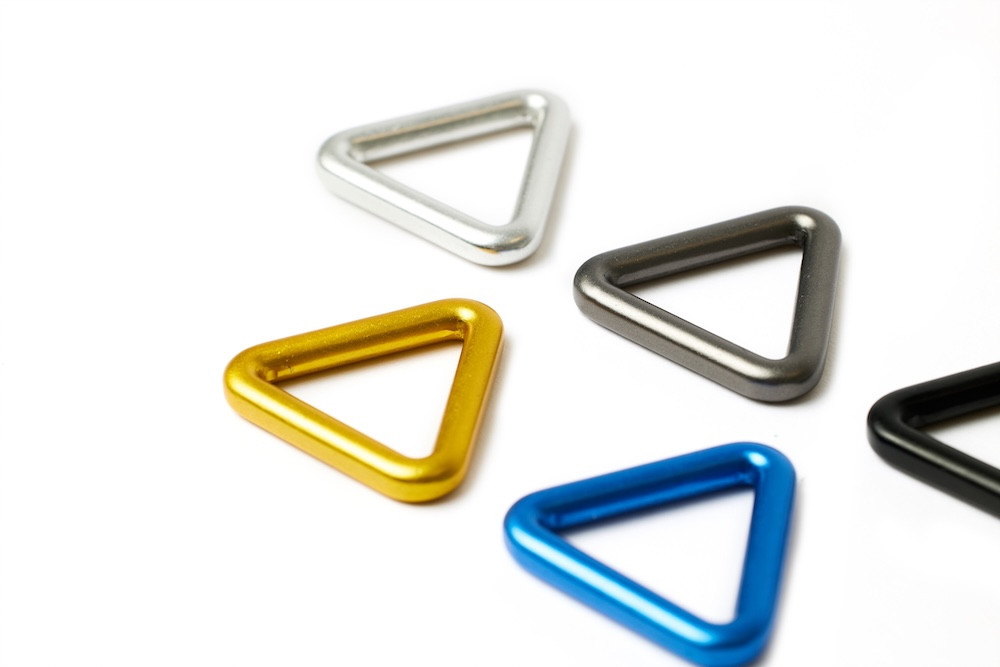 C5910 Gold Semi-Matte, Triangle Loop, Aluminum - Buckleguy.com