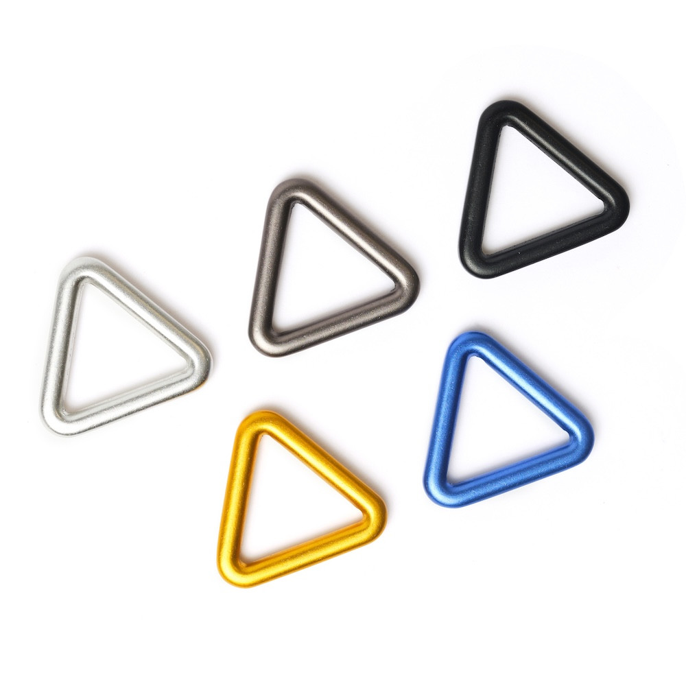 C5910 Gun Metal, Triangle Loop, Aluminum - Buckleguy.com