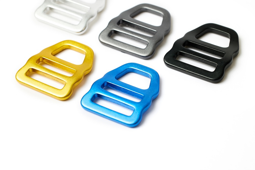 C5940 Gun Metal, Ladderlock Buckle, Aluminum - Buckleguy.com