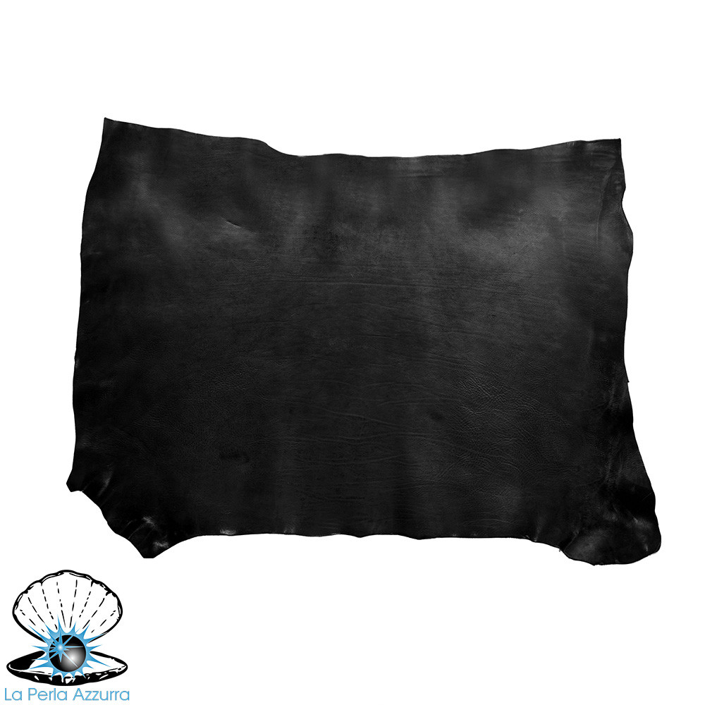 Conceria La Perla Azzurra, Missouri, Double Shoulder, Black - Buckleguy.com